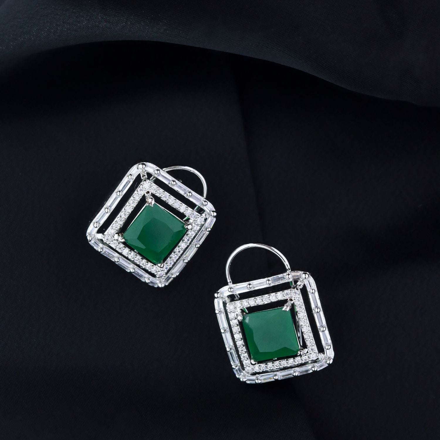 Dora Green Studs